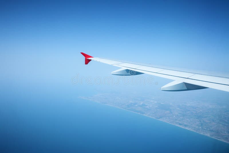 Aerial view stock photo. Image of aeroplane, cloudscape - 91129672