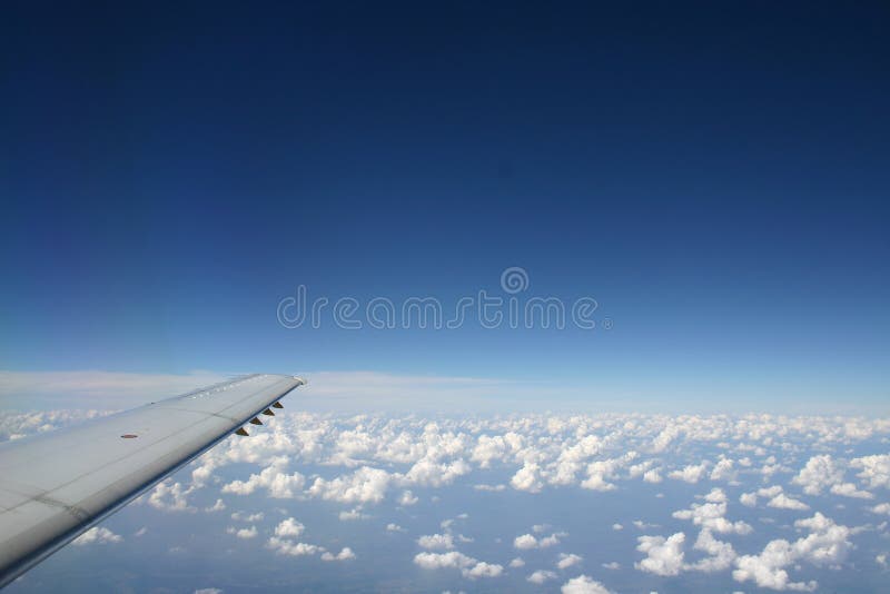Aerial View from Wing of a Plane Stock Image - Image of barren, soaring ...