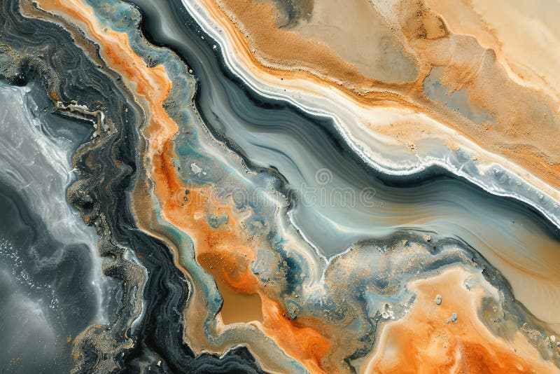 Aerial Views of Desert Landscapes Creating Unique Abstract Visuals ...