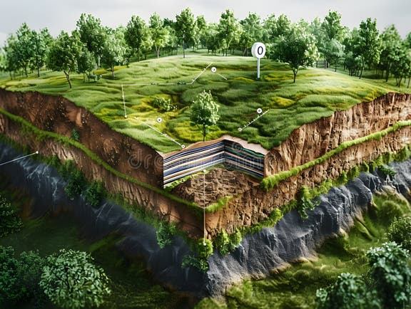 Aerial Visualization of Verdant Land Parcel with Development Prospect ...