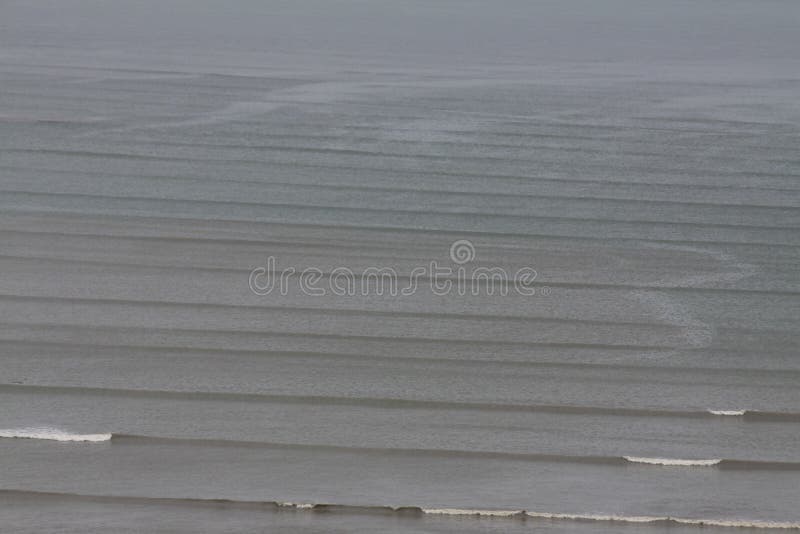 Aerial Waves Pacific Open Ocean View Stock Photo - Image of marine ...