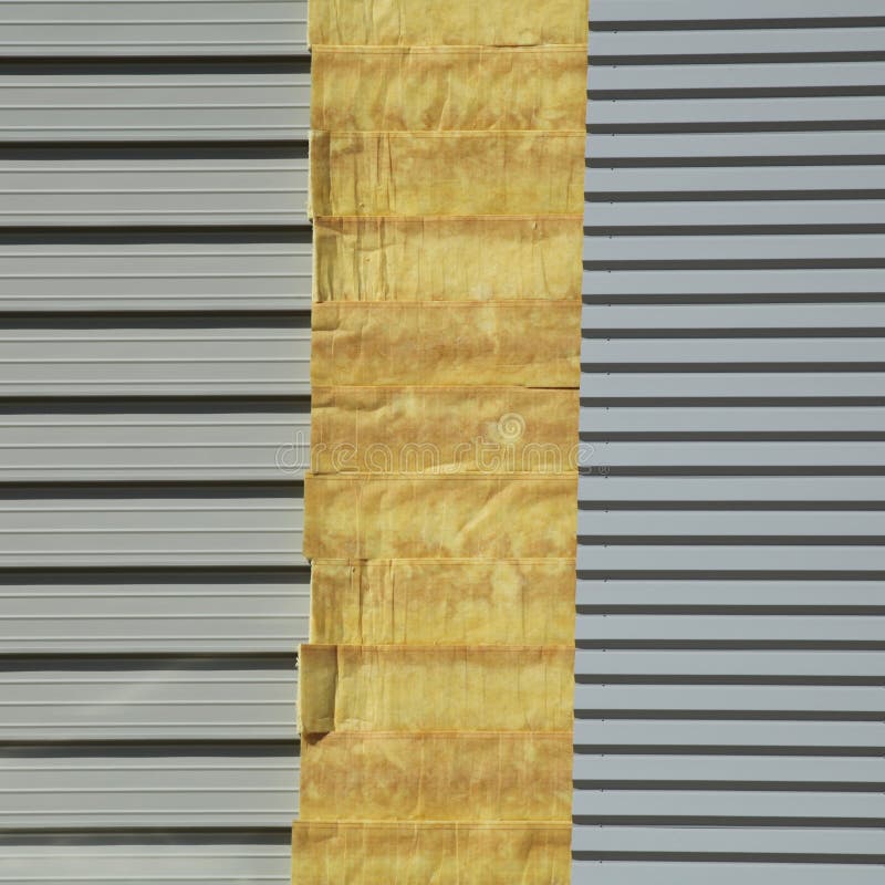 Aerial Work Platform on an Insulation Site of a Commercial Building ...