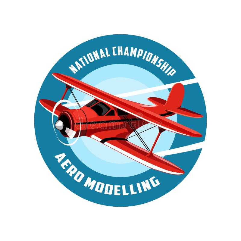 Aero Aviation Modeling Illustration Design Stock Vector - Illustration ...