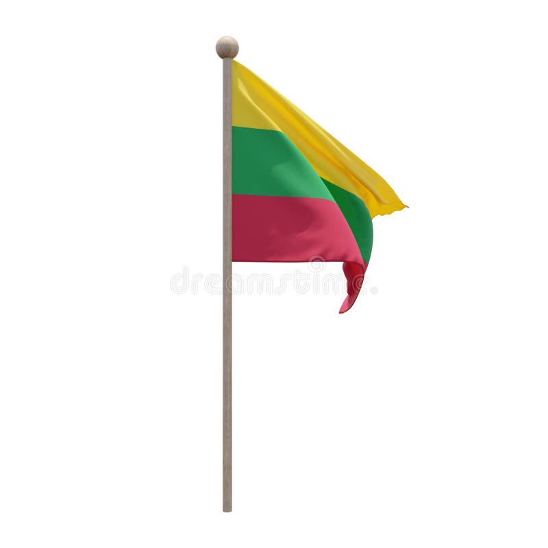 Aero 3D flagpole stock illustration. Illustration of partnership ...