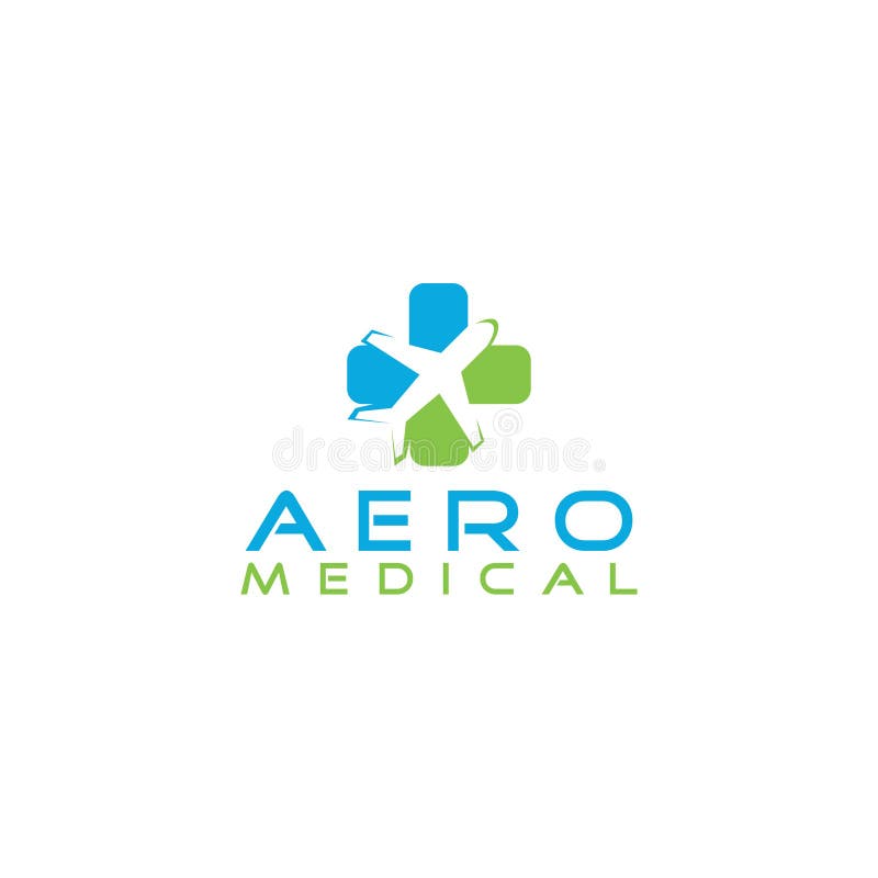 Aero Medical Logo Design Vector Stock Vector - Illustration of ...