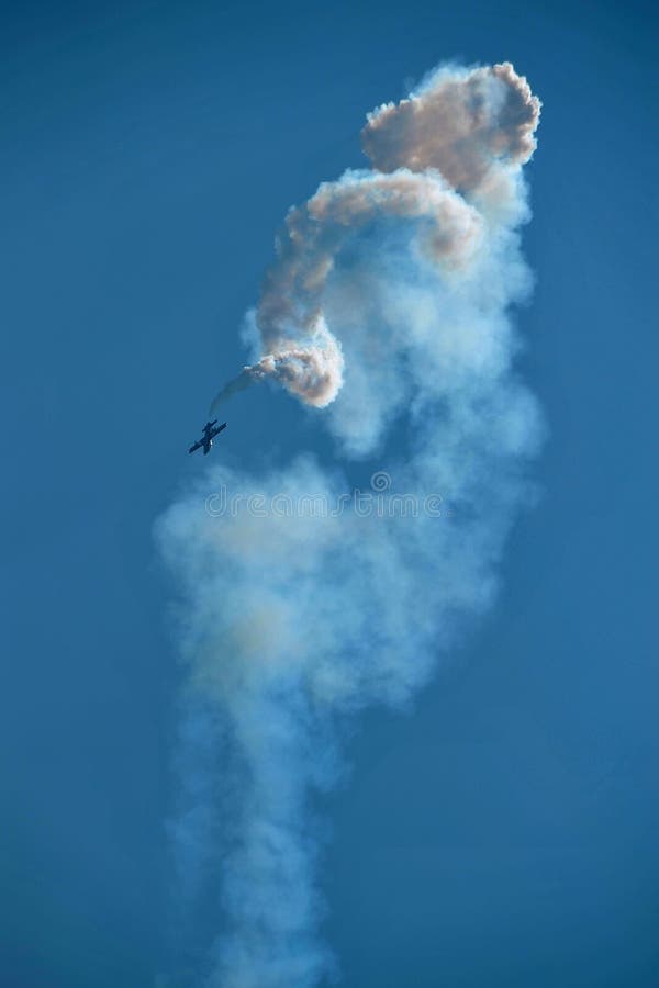 Aerobatic aircraft stock photo. Image of force, flight - 53685130