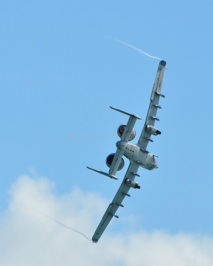 Aerobatics Display by a-10 Thunderbolt II Editorial Photography - Image ...