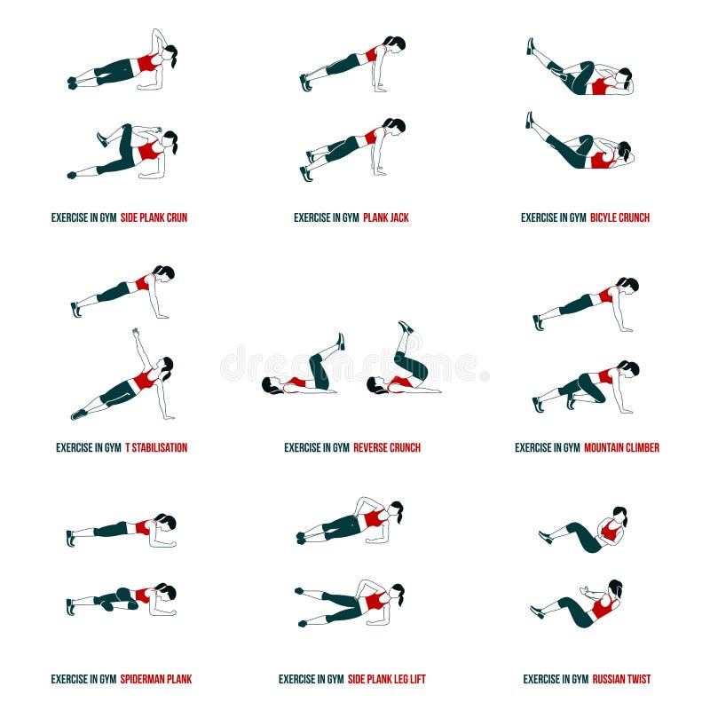 Aerobes Trainingslogo stock abbildung. Illustration von knie - 85951330
