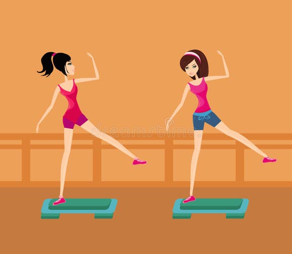 Aerobic Stepper Stock Illustrations – 224 Aerobic Stepper Stock ...
