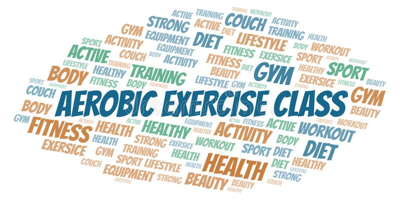 Aerobic Exercise Word Stock Illustrations – 251 Aerobic Exercise Word ...