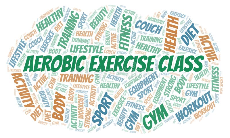 Aerobic Exercise Word Stock Illustrations – 251 Aerobic Exercise Word ...