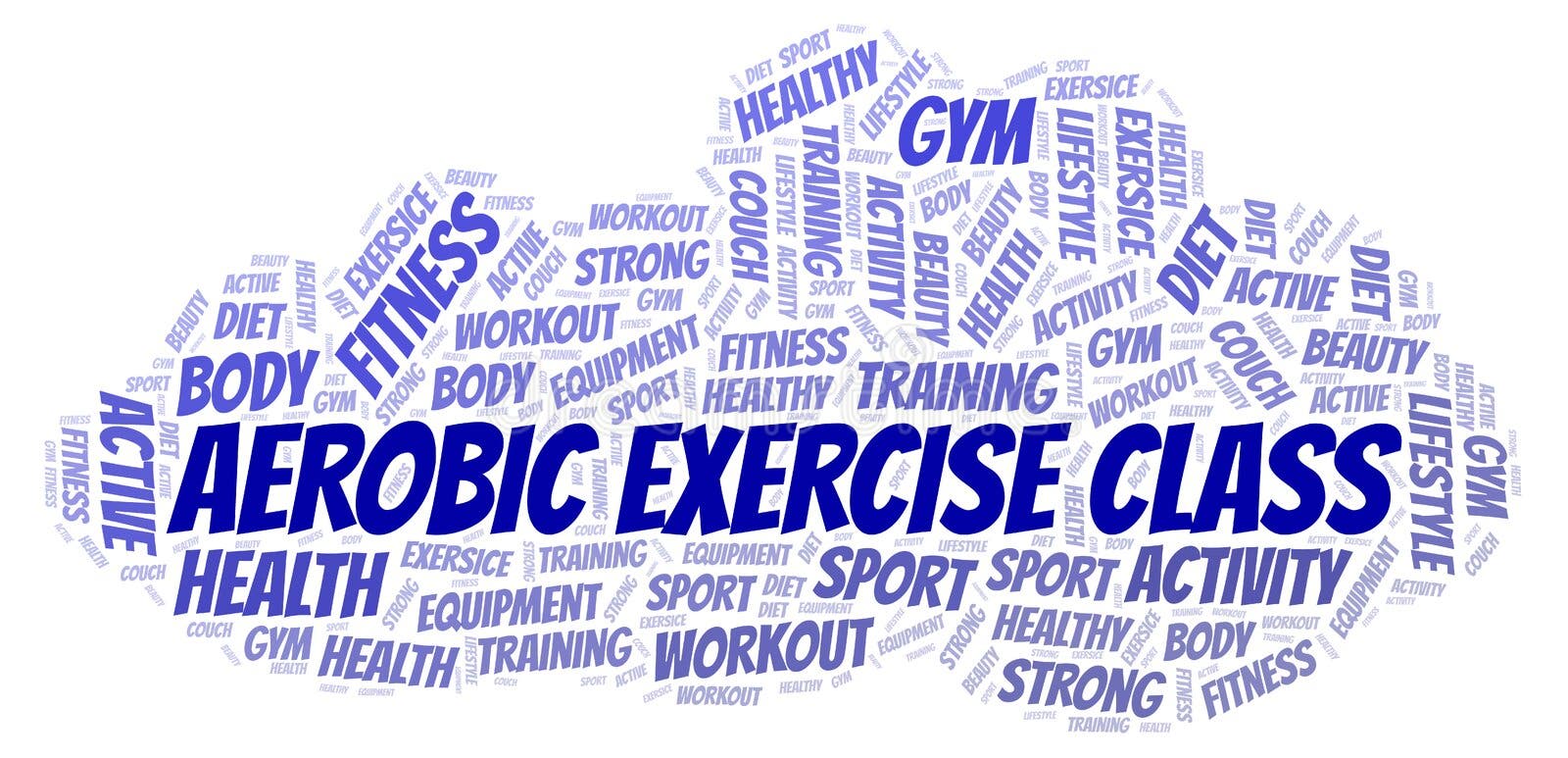 Aerobic word stock vector. Illustration of move, girl - 85776020