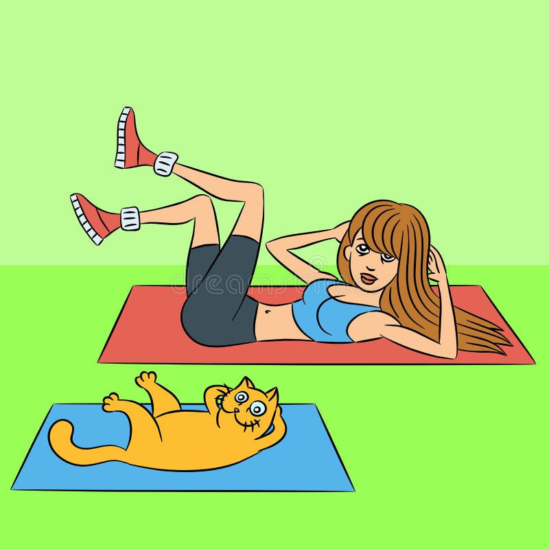 Crunches Stock Illustrations – 670 Crunches Stock Illustrations ...