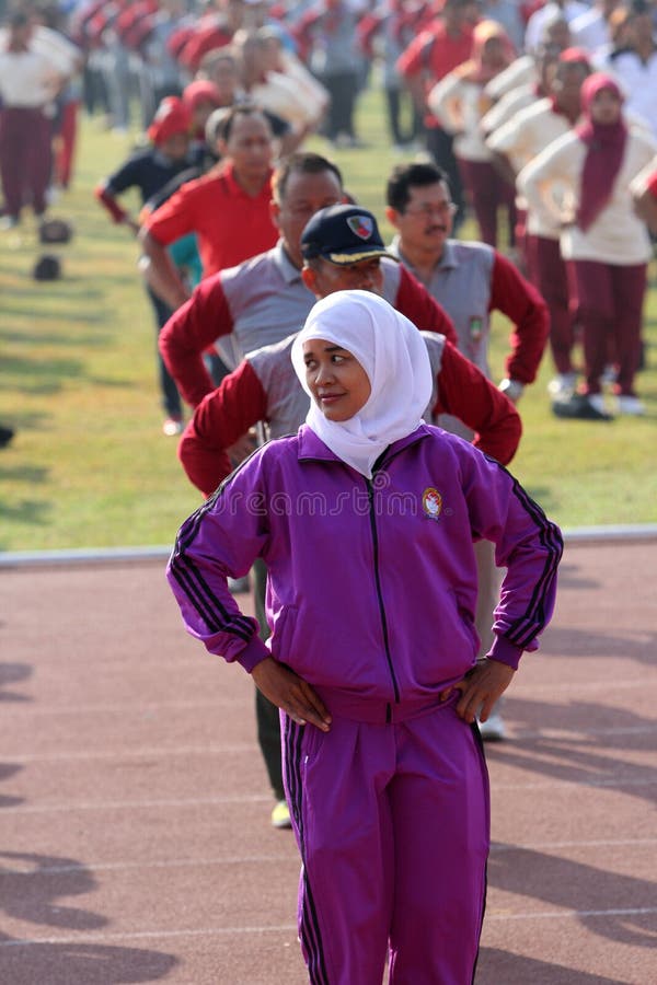 Aerobics editorial image. Image of aerobics, solo, thousands - 59250015