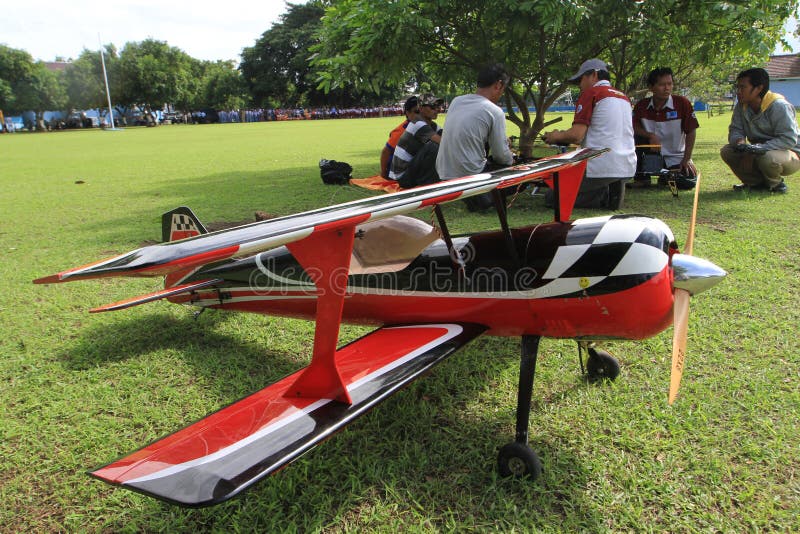 Aeromodelling editorial image. Image of karanganyar, biplane - 47773235