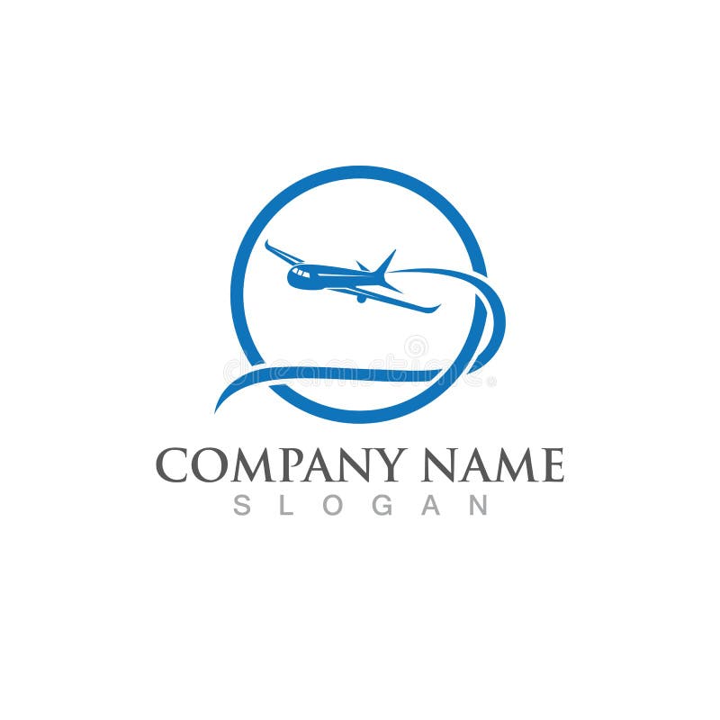 Aeroplane Logo Icon Vector Illustration Template Stock Vector ...