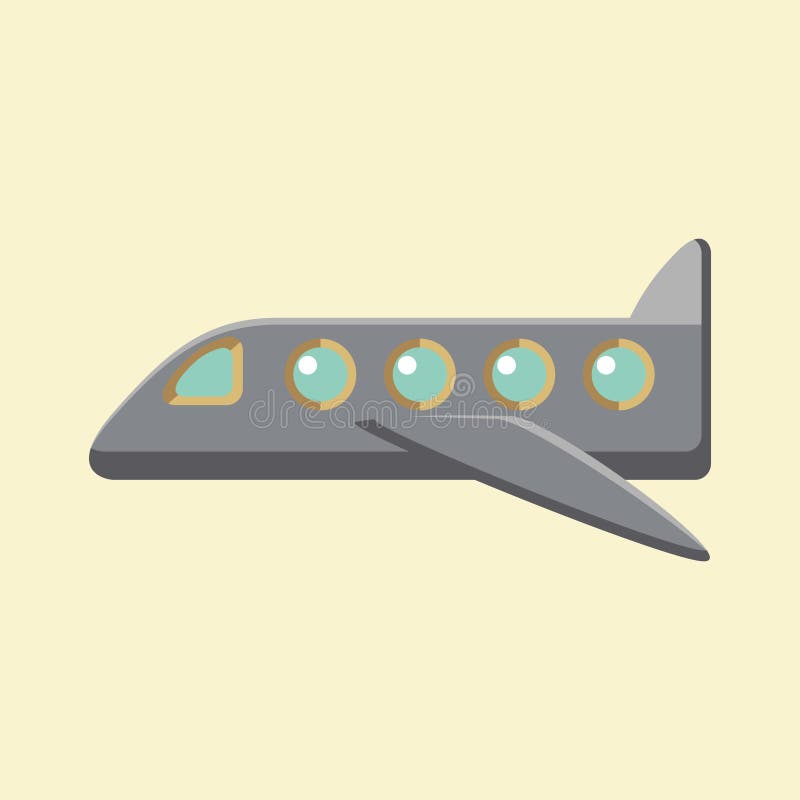 Aeroplane. Vector Illustration Decorative Design Stock Vector ...