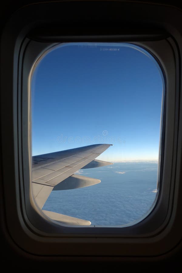 Aeroplane window stock photo. Image of blue, concept - 32890186