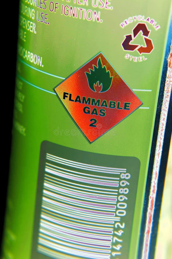 Aerosol can warning stock image. Image of recipient, warn - 2692549