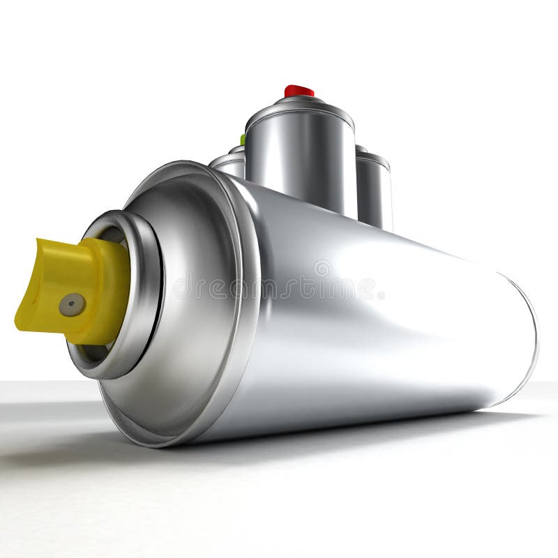 Aerosol-Spraydosen stock abbildung. Illustration von deodorant - 2843991