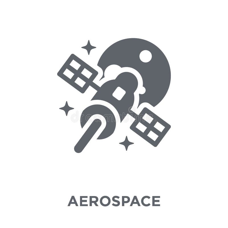 Flat aerospace icons - mediagroupjhg
