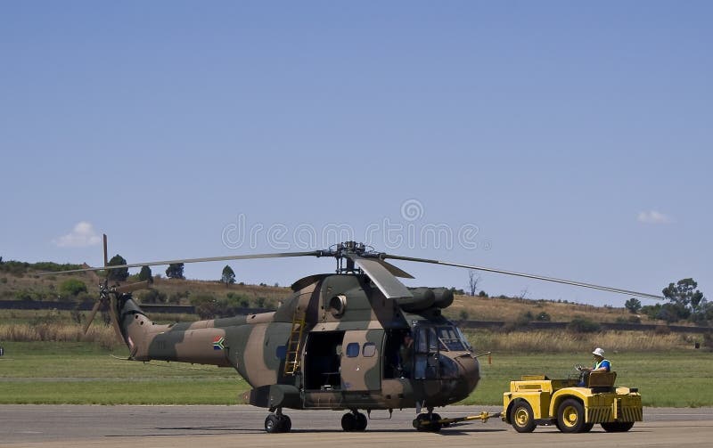 Aerospatiale SA-330H Puma Helicopter Editorial Image - Image of attack ...