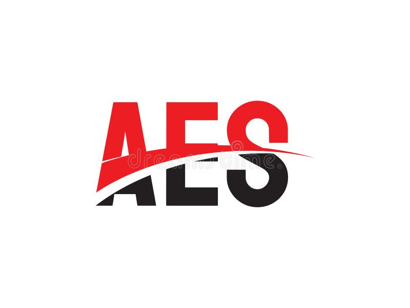 AES Letter Initial Logo Design Vector Illustration Stock Vector ...