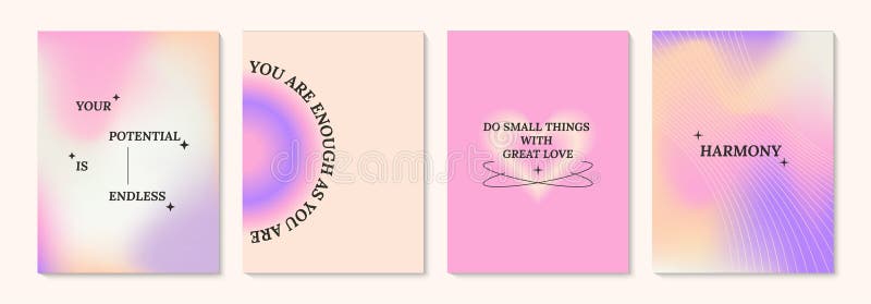 Aesthetic Abstract Gentle Gradient Background with Ispiration and ...