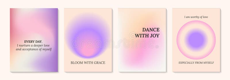 Aesthetic Abstract Gentle Gradient Background with Ispiration and ...