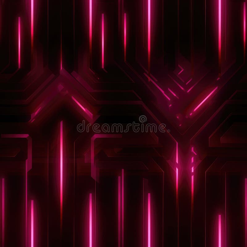 Aesthetic Background with Abstract Maroon Color Neon Stock Illustration ...