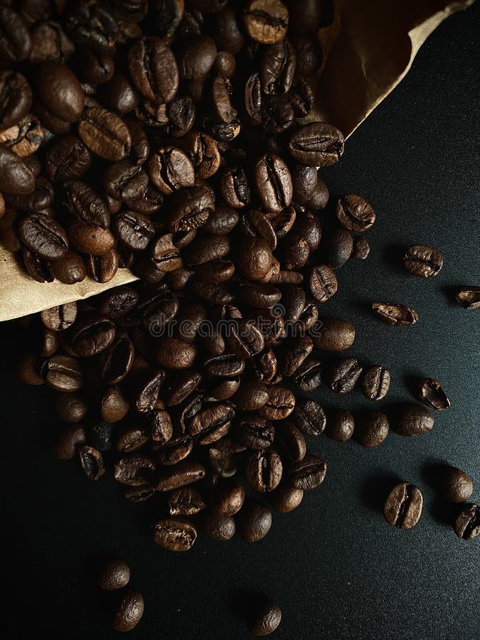 Aesthetic coffee beans stock photo. Image of fragrant - 299353062