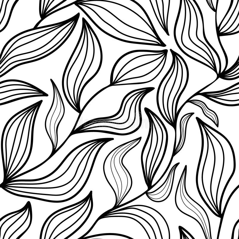 Aesthetic Contemporary Printable Seamless Pattern with Branches and ...