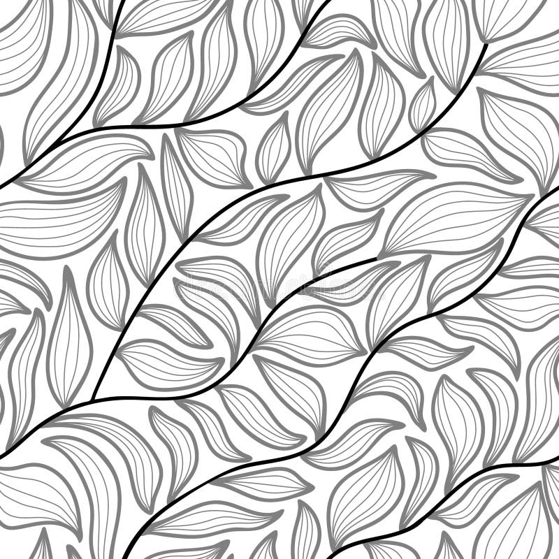 Aesthetic Contemporary Printable Seamless Pattern with Branches and ...