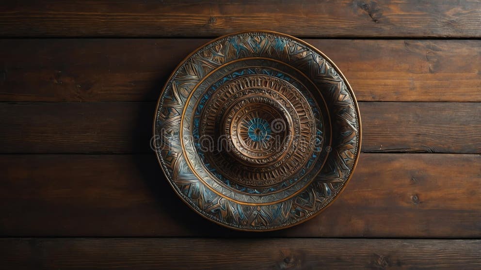 Aesthetic 3d Elements Plate Design Art Top Vi Ai Generated Stock Illustration - Illustration of ...