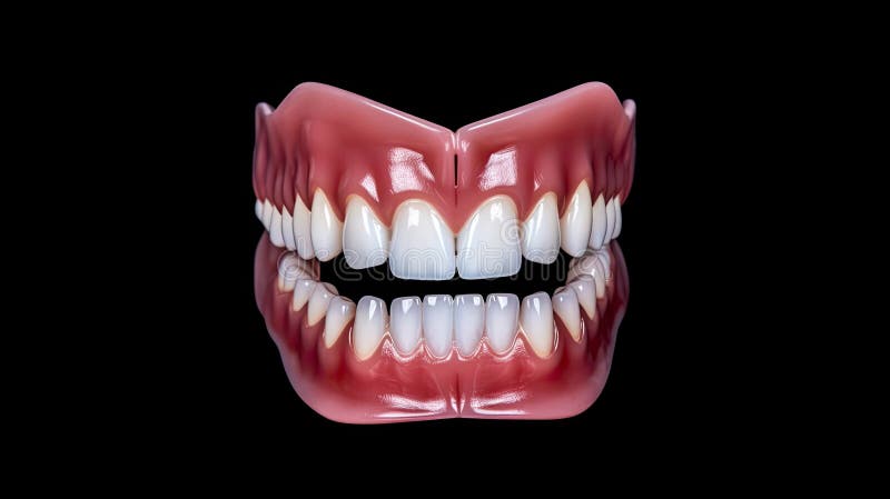 Complete Denture Stock Illustrations – 151 Complete Denture Stock ...