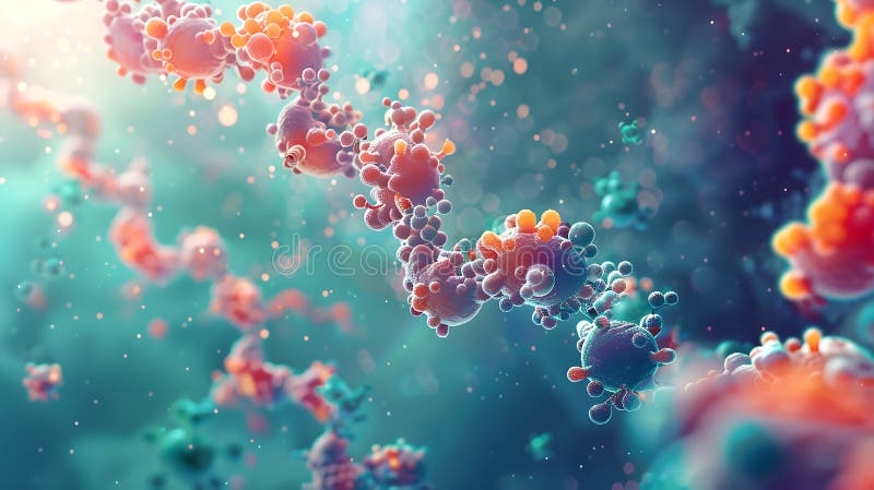 Aesthetic Display of the Molecular Structure of an Enzyme Stock ...