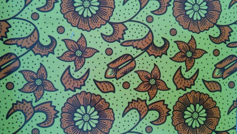 An Aesthetic Flower Patterns from Indonesia Stock Image - Image of ...