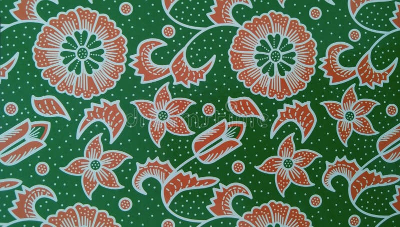 An Aesthetic Flower Patterns from Indonesia Stock Image - Image of ...