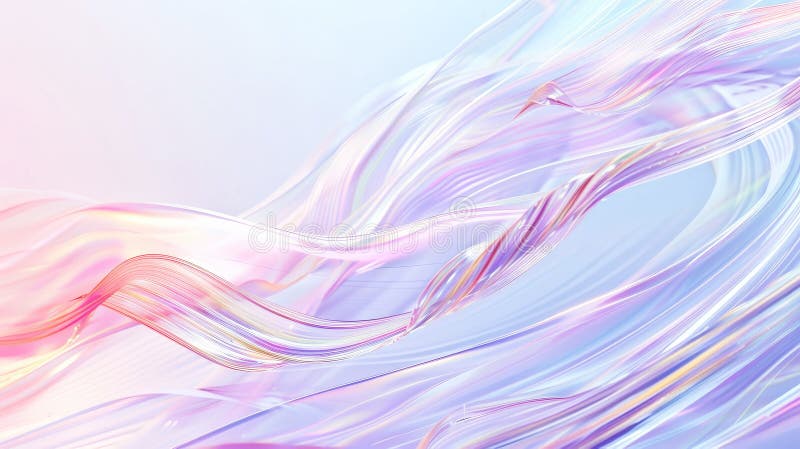 Aesthetic Flowing Lines and Technological Space. Fiber Optic Flow ...