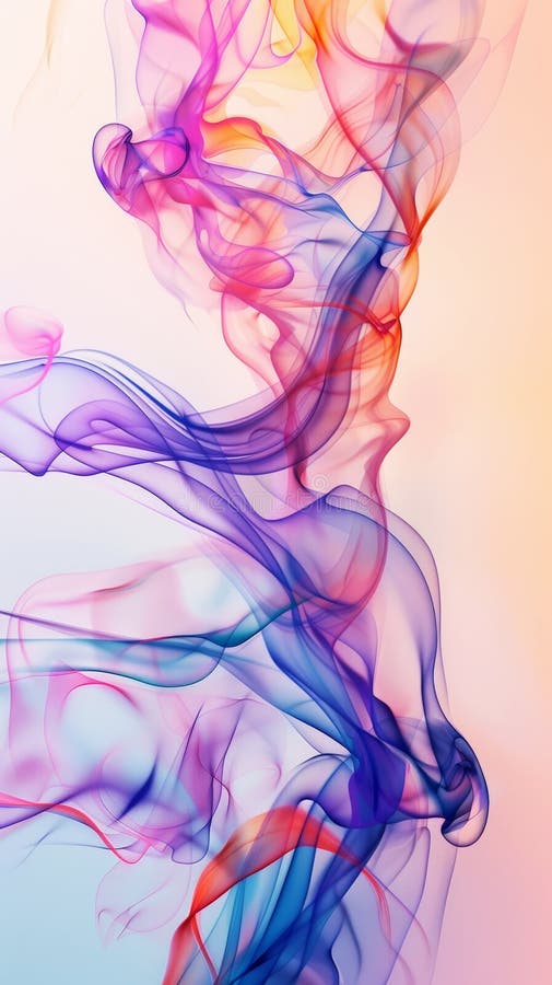 Aesthetic Flowing Lines and Technological Space. Fiber Optic Flow ...