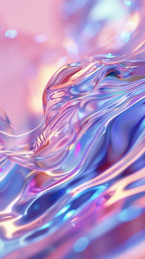 Aesthetic Flowing Lines and Technological Space. Fiber Optic Flow ...