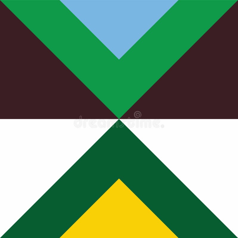 Aesthetic Geometry Decorative Minimalist Background Stock Illustration ...