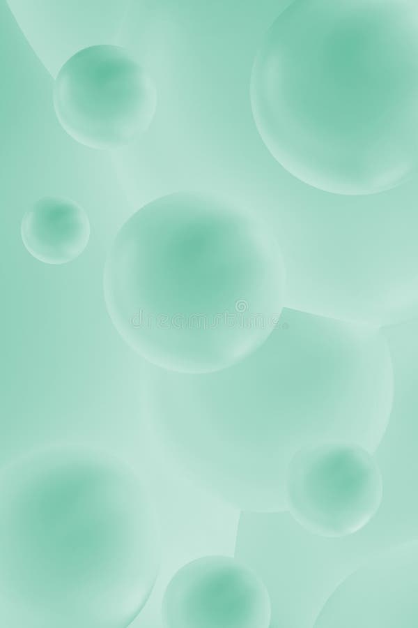 Aesthetic Lightmint Green Bubble Texture with Smooth Surfaces and ...