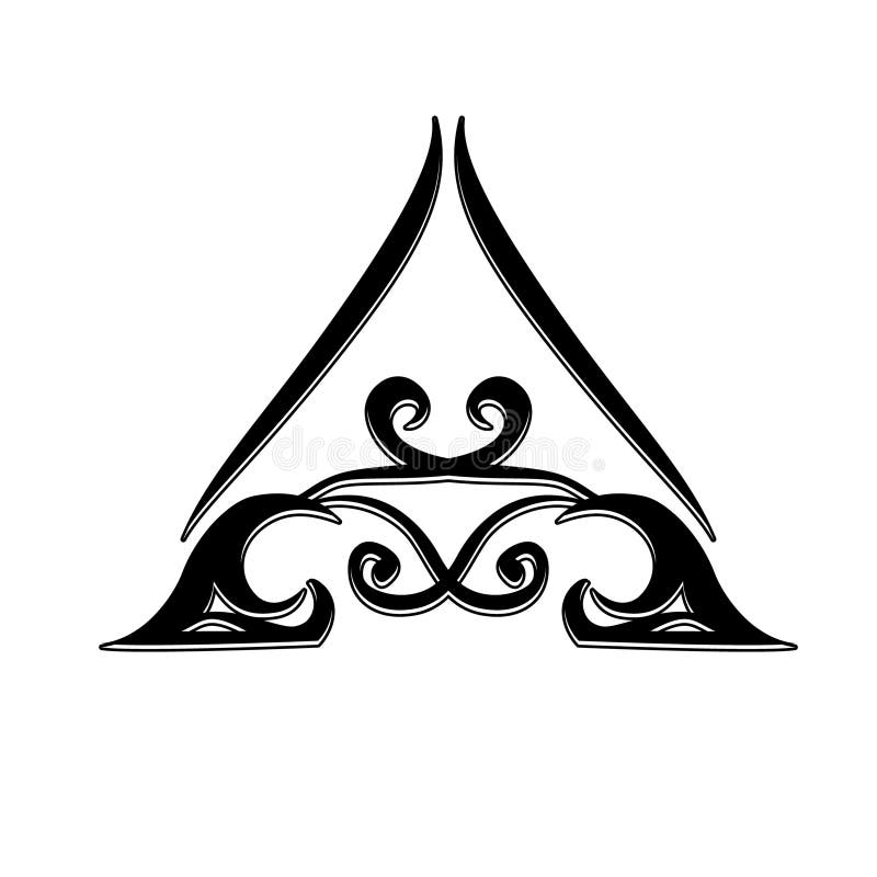 Aesthetic Logo Symbol Vector Illustration Stock Vector - Illustration ...