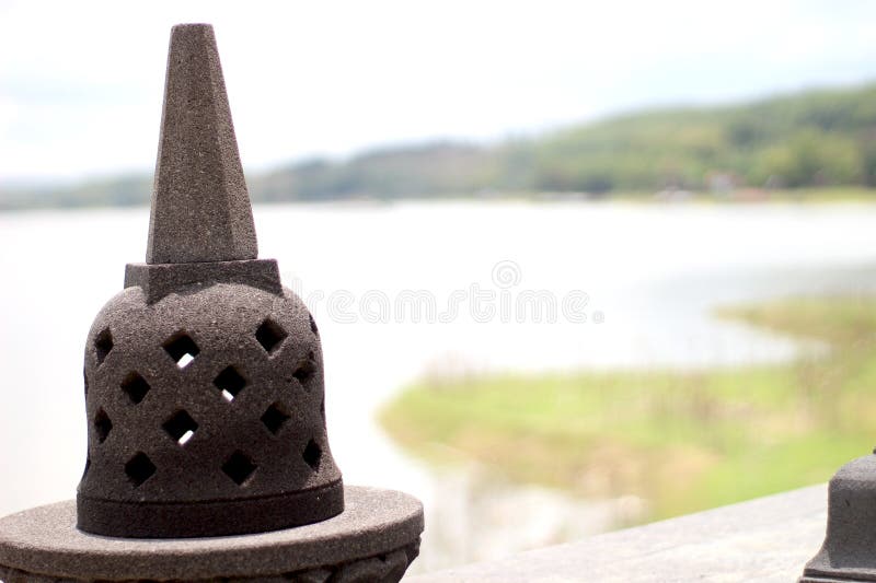 Aesthetic Mini Temple in Nature Stock Image - Image of indonesia ...