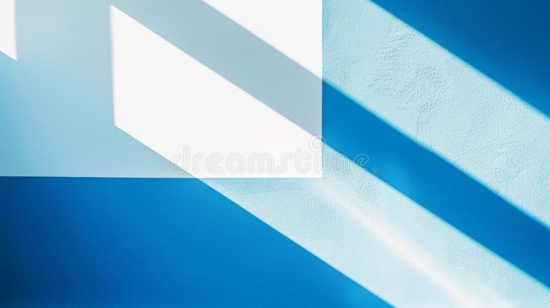 Aesthetic Modern Architecture Background with Light Blue Geometric ...