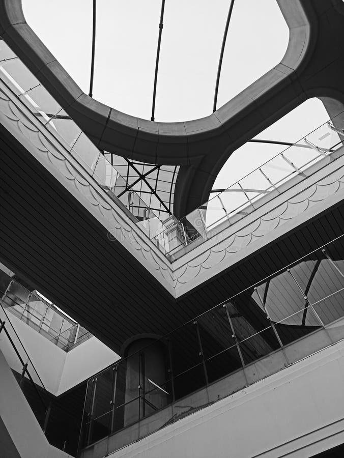 Aesthetic Modern Arsitektur Stock Image - Image of design, facade ...