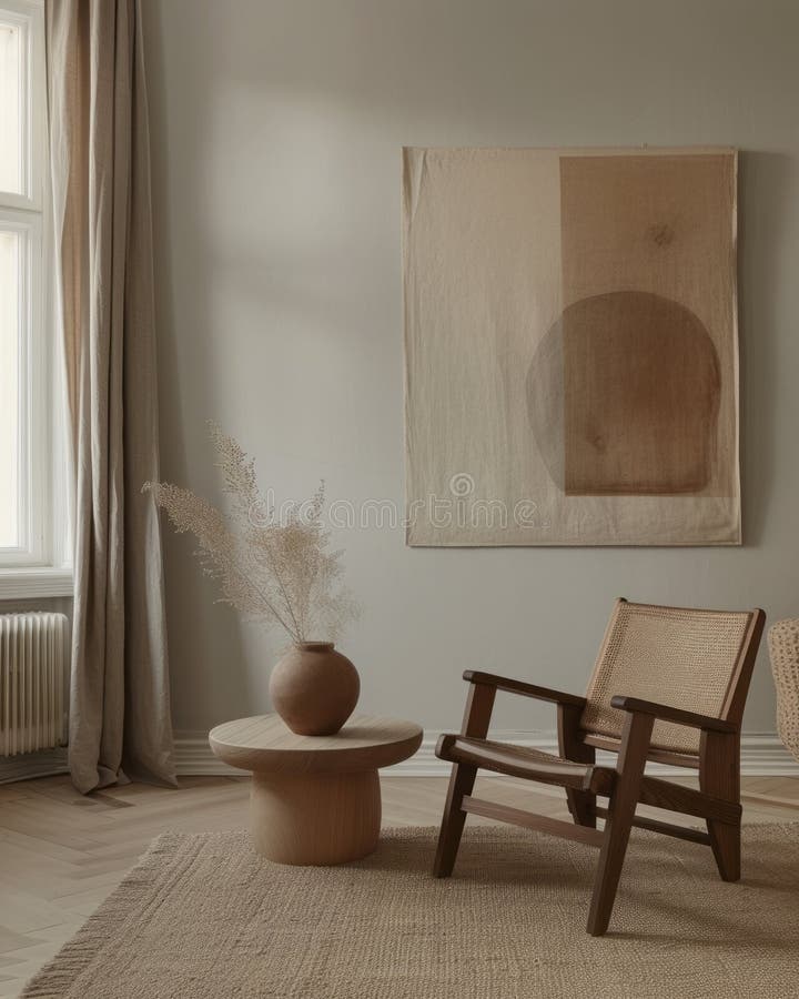 Aesthetic of Modern Design: Interior and Art Stock Photo - Image of ...