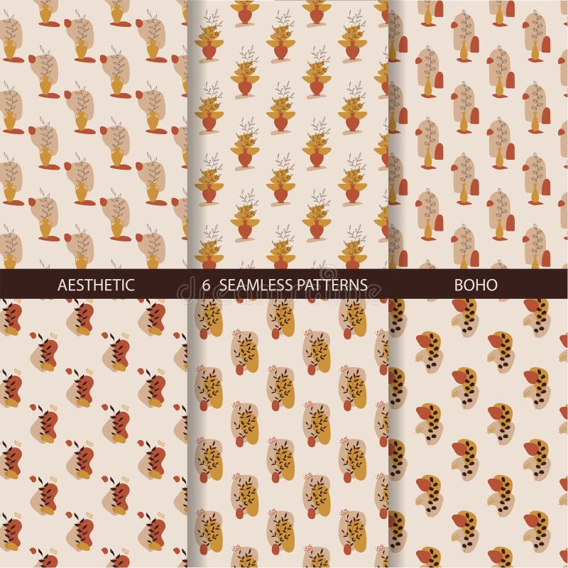 Geometric Aesthetic Seamless Patterns Stock Illustrations – 2,262 ...