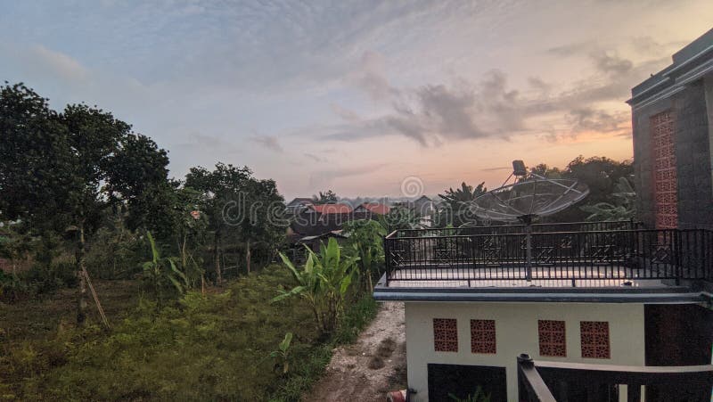 Aesthetic Photo from Above the House in the Morning Stock Photo - Image ...